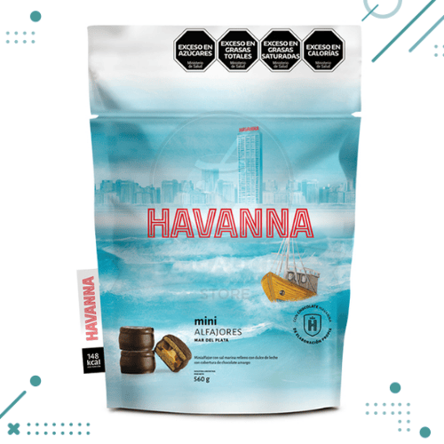 Mini Alfajor Havanna Mar del Plata x 560gr - El Gaucho Store