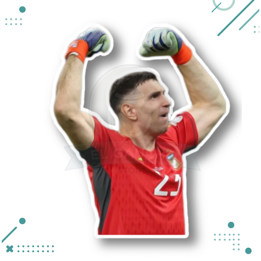 Sticker Selección Argentina – Dibu Martinez MOD3 - El Gaucho Store