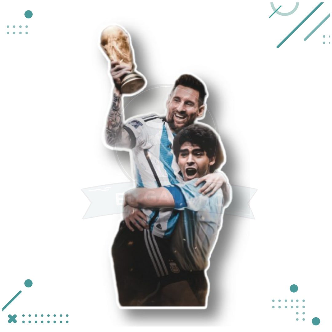 Sticker Selección Argentina – Messi y Maradona - El Gaucho Store
