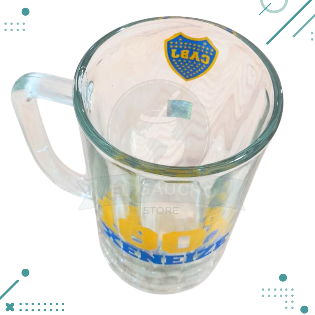 Vaso chopp vidrio BOCA JUNIORS 100% XENEIZE - El Gaucho Store