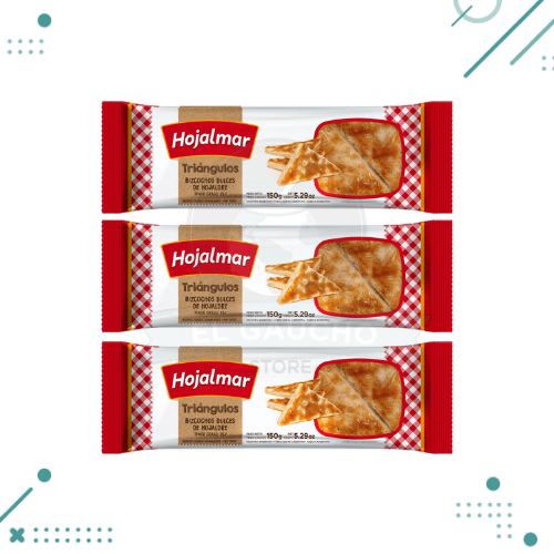 Hojalmar Triangulitos Bizcochos Dulces de Hojaldre 150g (pack 3 un ...