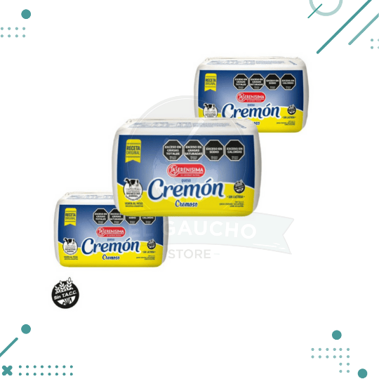 Queso CREMON 3 Un X 500 G (1.5Kg aprox TOTAL) - El Gaucho Store