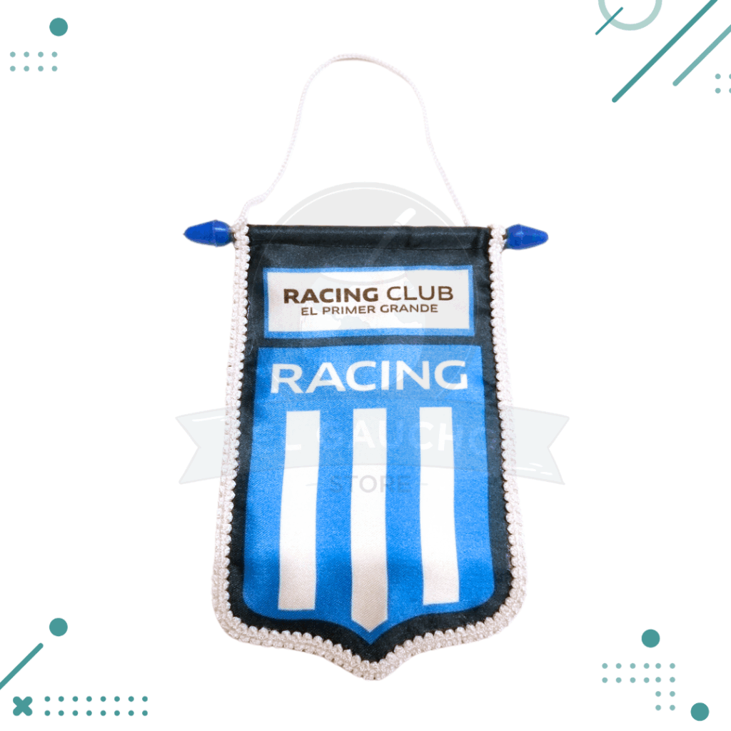 BANDERÍN MINI RACING (15cm.) - El Gaucho Store