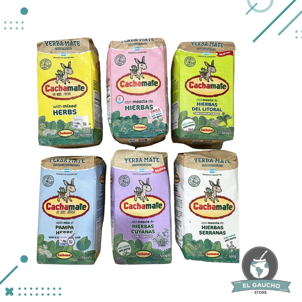 Yerba Mate CANARIAS Te Rojo y Centella 1Kg - El Gaucho Store