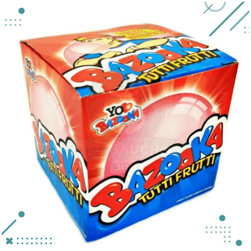 Chicle Bazooka Tutti Frutti (caja x80un) (320gr) - El Gaucho Store