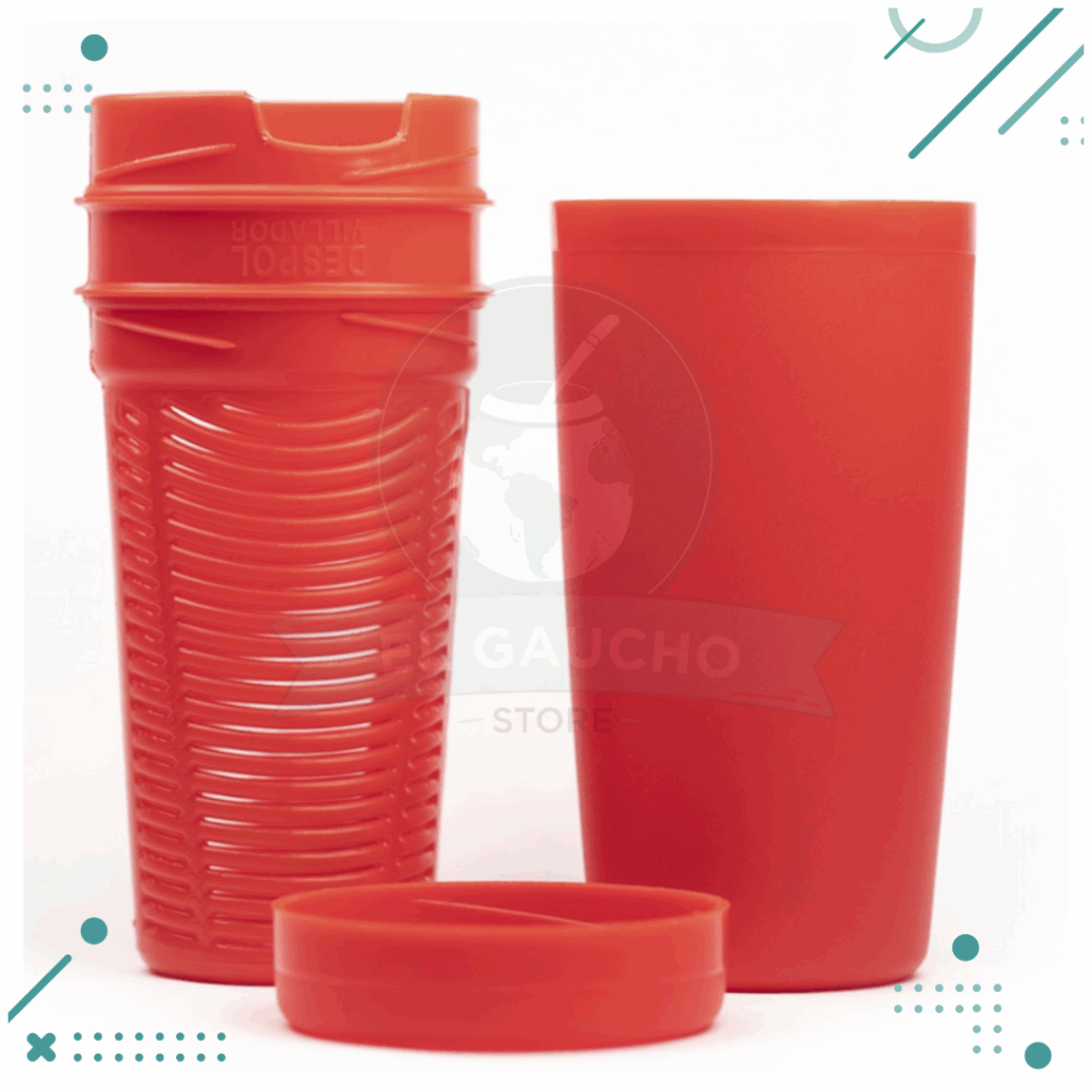 Despolvillador Yerba Mate - Saca Polvo Color Rojo - El Gaucho Store