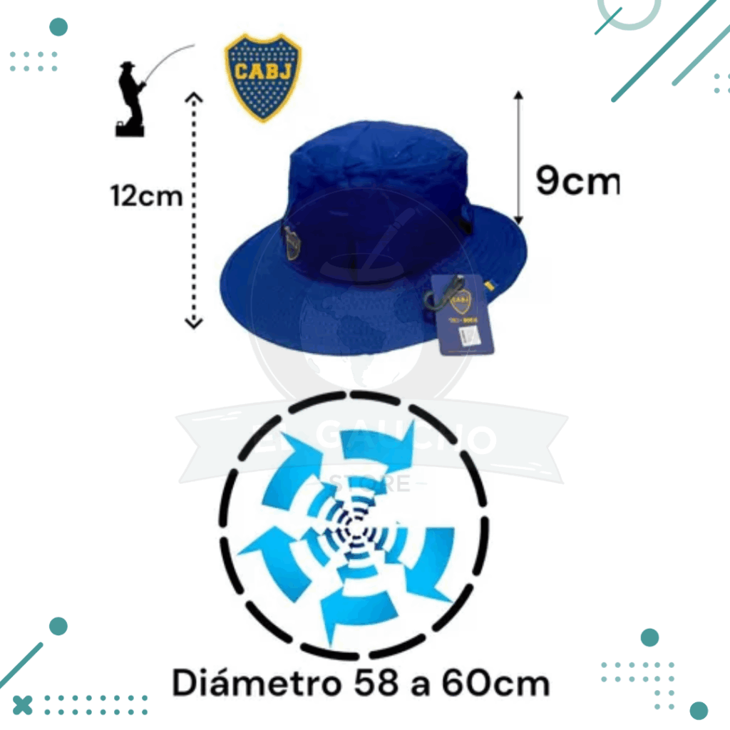 Piluso Boca Juniors ESCUDO - El Gaucho Store